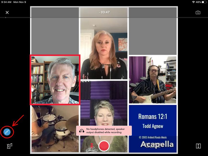 Using the Acapella App to make a collaborative song recording | Desert ...
